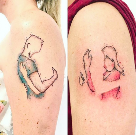 66 Matching Tattoo Ideas in 2024 for Friends, Couples