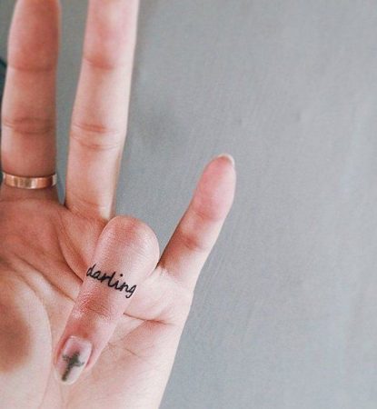 100 Best Inner & Side Finger Tattoos with Meaning [2024 Designs]