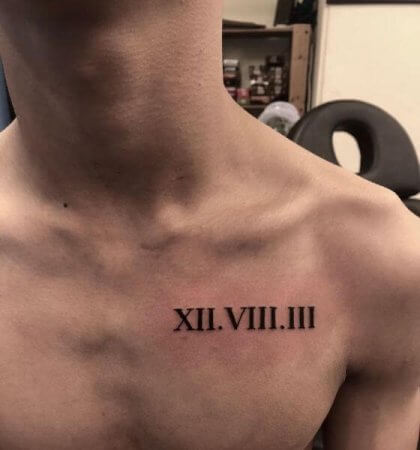 60 Best Roman Numeral Tattoo Designs [Top Ideas 2024]