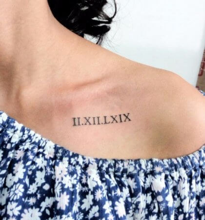 60 Best Roman Numeral Tattoo Designs [Top Ideas 2024]