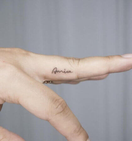 40 Best Finger Tattoo Ideas For Women | Unique Tattoo Designs For Female