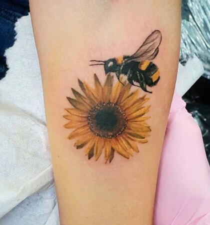 45 Beautiful Sunflower Tattoo Designs and Ideas in 2024