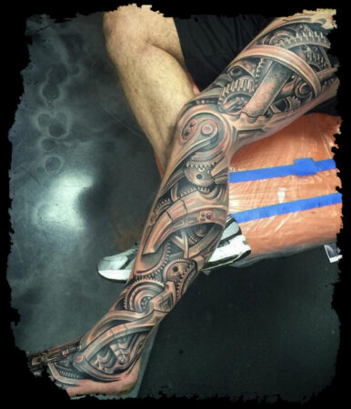 20 Coolest Leg Tattoos For Men with Meaning [2024]