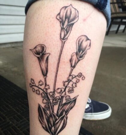 50 Pretty Lily Flower Tattoo Ideas and Their Meaning