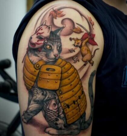 Top 40 Samurai Tattoo Ideas and Design with Meaning