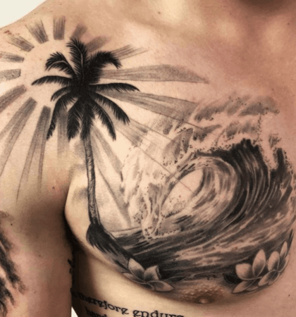 30+ Latest Rising Sun Tattoo Designs and Their Meaning