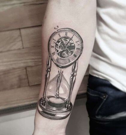 Top 55 Amazing Hourglass Tattoo Ideas [Latest Designs 2024]