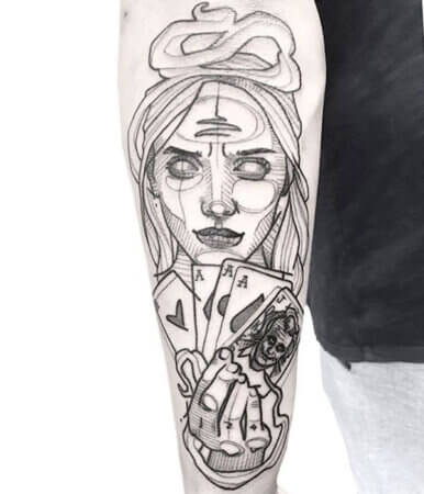 25+ Fantastic Queen Of Hearts Tattoos Ideas and Designs