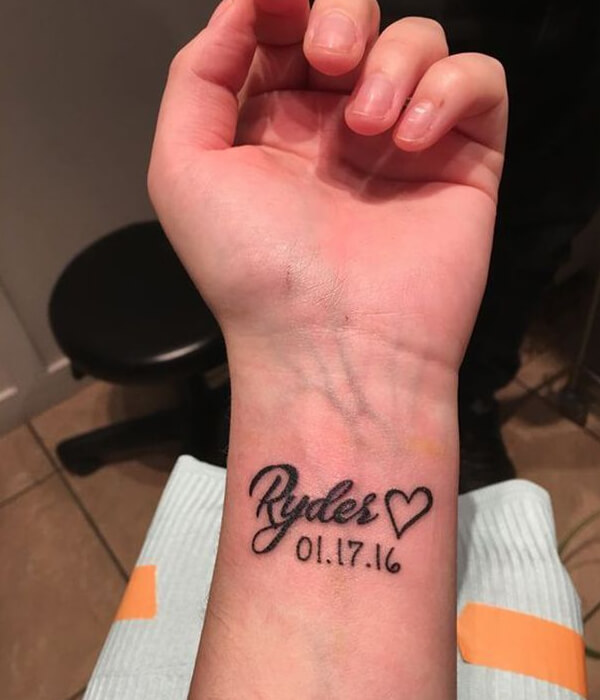 40 Unique Baby Name Tattoo Ideas For Parents Worldwide Tattoo 40 Unique Baby Name Tattoo Ideas For Parents Worldwide Tattoo