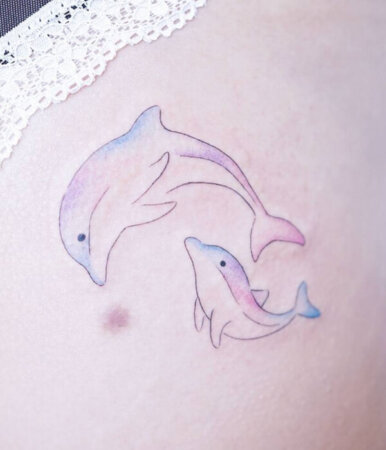 30+ Amazing Dolphin Tattoo Ideas And Designs with Meaning