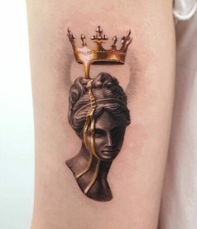 35 Mind-Blowing King and Queen Tattoo Design With Meaning