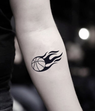 50+ Amazing Basketball Tattoo Ideas and Designs with Meaning