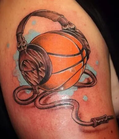 50+ Amazing Basketball Tattoo Ideas and Designs with Meaning