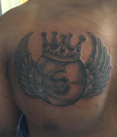 50+ Amazing Basketball Tattoo Ideas and Designs with Meaning