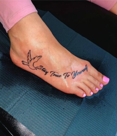 40+ Awesome Foot Tattoos Ideas and Designs for Women