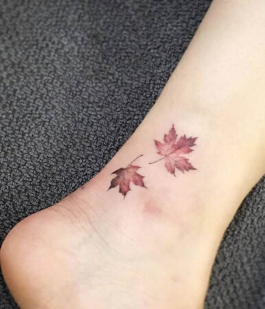 35 Beautiful Leaf Tattoo Ideas with Meanings