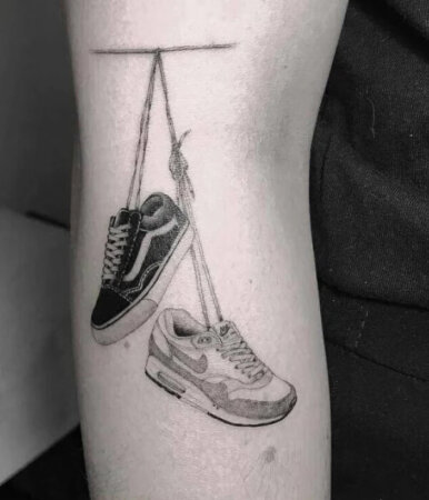 15+ Best Shoe Tattoo unique designs and Ideas