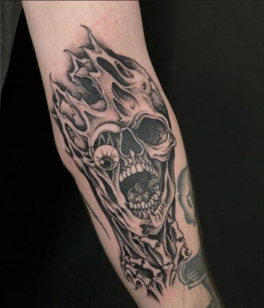 45 Best Zombie Tattoo Ideas and Designs in 2024