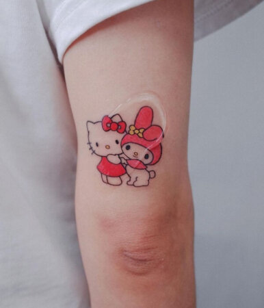 50+Best Hello Kitty Tattoo Designs with Meanings