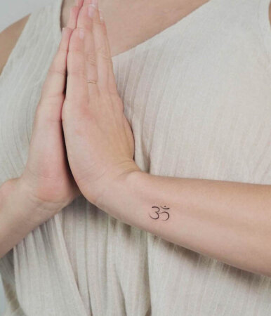 45 Unique Yoga Tattoo Ideas and Inspiration