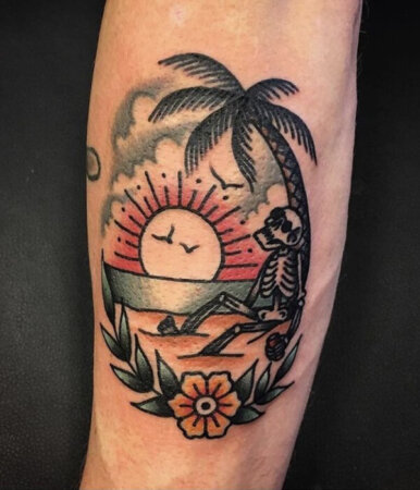 50+ American Traditional Sleeve Tattoo Ideas With Meanings