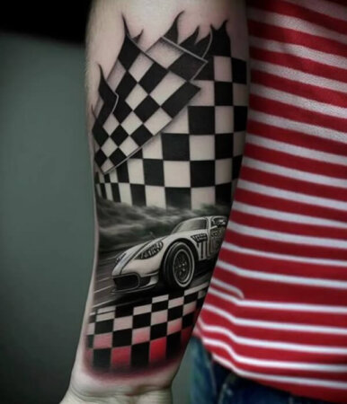 23 Cool Car Tattoos for Guys: Rev Up Your Style