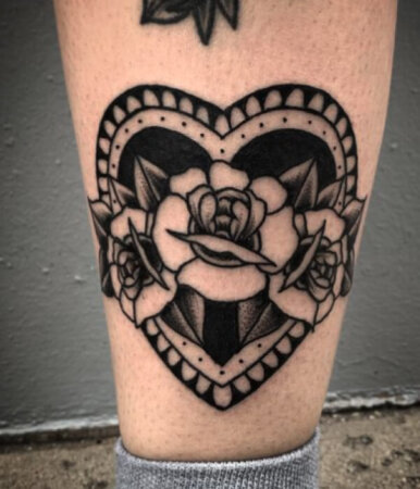 Unique Black Heart Tattoo Designs For Your Next Ink