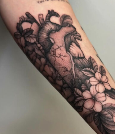 Unique Black Heart Tattoo Designs For Your Next Ink