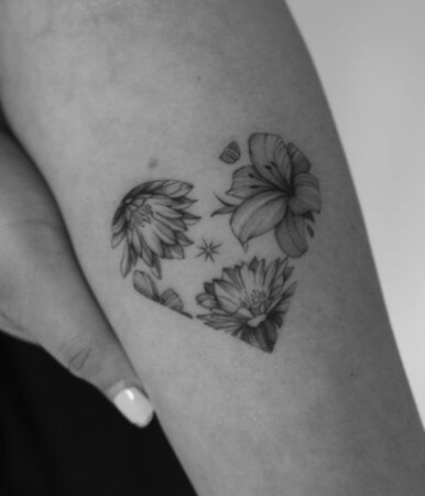 Unique Black Heart Tattoo Designs For Your Next Ink