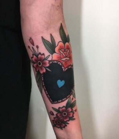 Unique Black Heart Tattoo Designs For Your Next Ink
