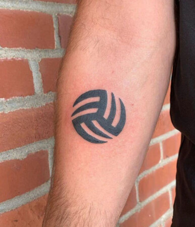 10 Amazing Volleyball Tattoo Ideas With Their Meaning