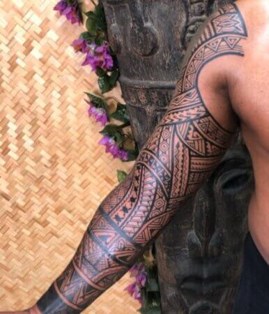 30 Stunning Full Arm Tribal Tattoo Designs - Trending Tattoo