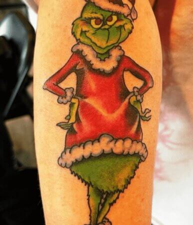 Dazzling Grinch Tattoo Ideas For Your Next Ink