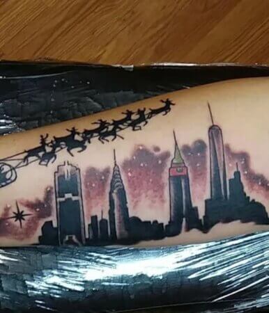 Amazing Christmas Tattoo Designs,Ideas And Meaning