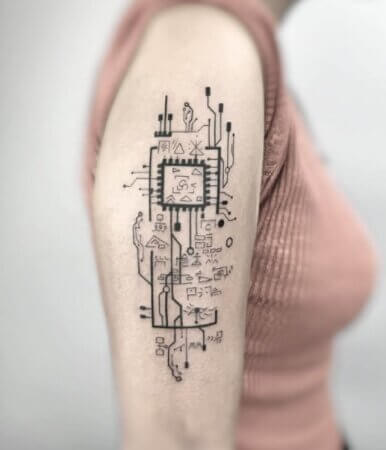 15 Best Computer Tattoo Ideas, Designs And Meanings