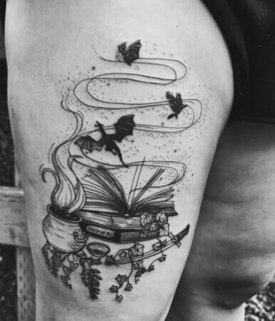 20 Best Beautiful Book Lover Tattoo Ideas - Trending Tattoo